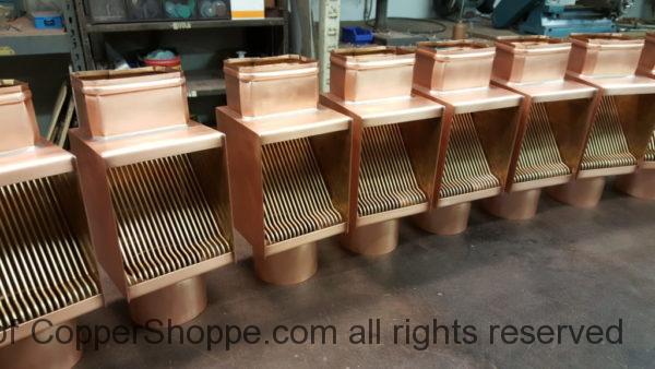 AutoClear Copper Downspout Leaf and Debris Diverters Cleanouts - The ...