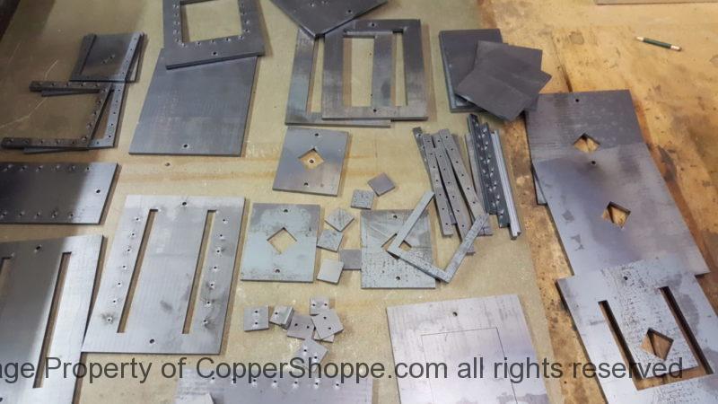 Dorchester 2 Freedom Gray Ornamental Copper Downspout Bands Straps ...