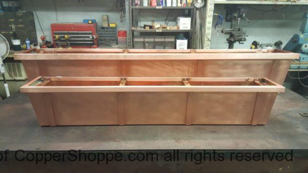 Copper Planter Boxes - The New CopperShoppe.com