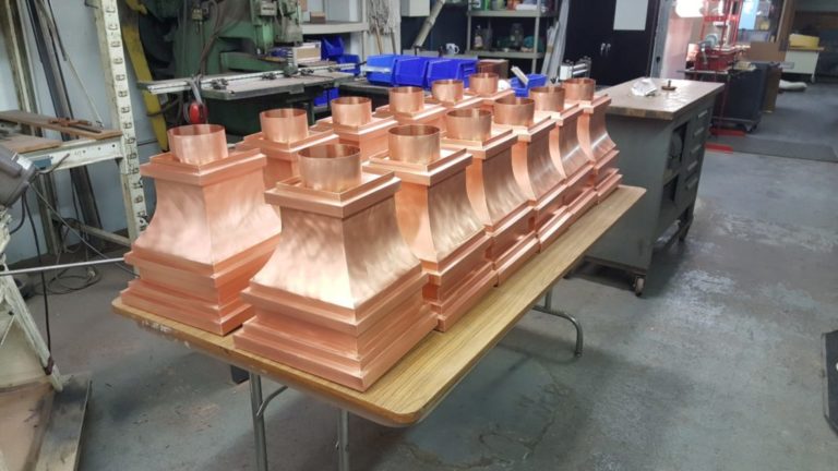 Old World 1 Copper Leader Heads Collector Boxes - The New CopperShoppe.com