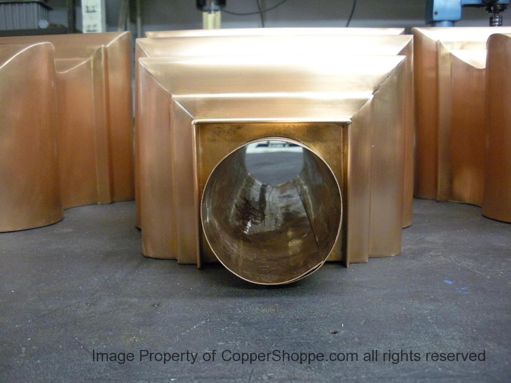 Old World 6 Copper Leader Heads Collector Boxes - The New CopperShoppe.com