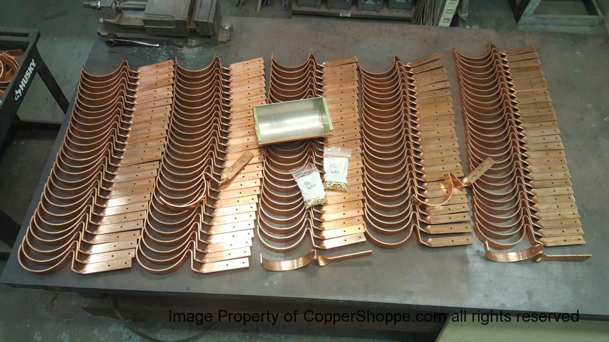 Custom SideRider Copper Gutter Brackets with Riser along with HRC ...