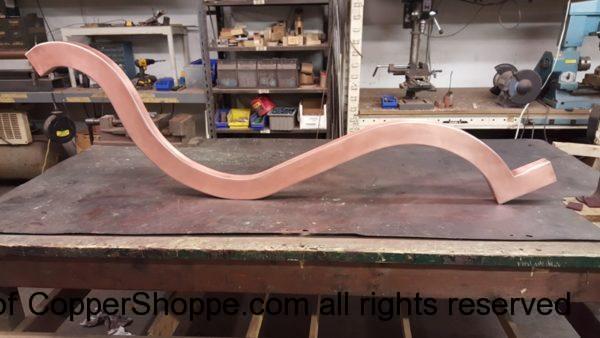 Copper Gooseneck Downspouts - The New CopperShoppe.com