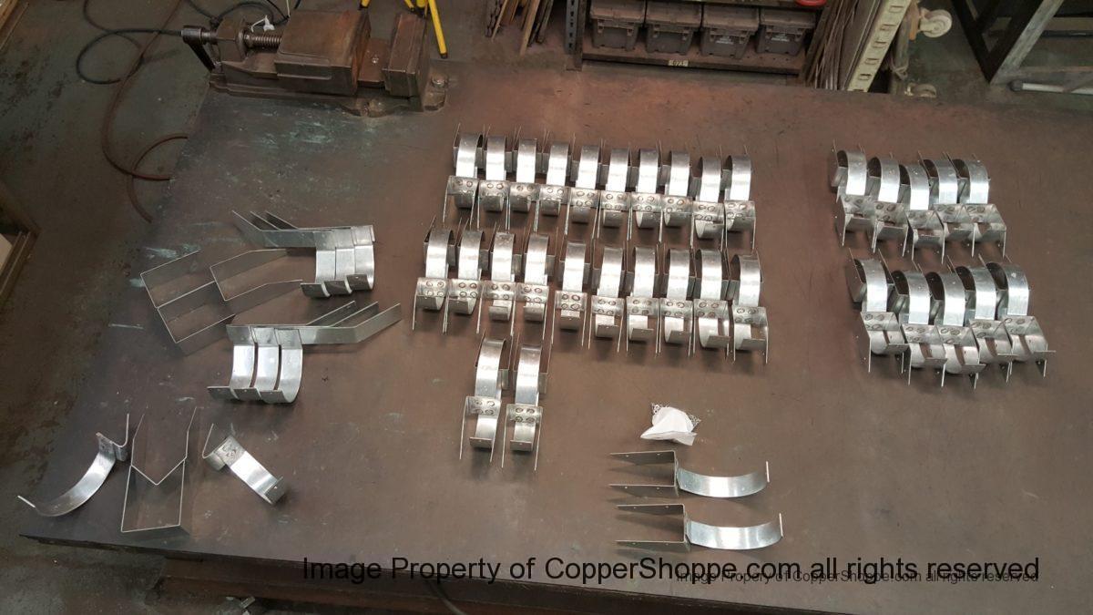 Custom Galvanized Steel HRU Gutter Brackets - The New CopperShoppe.com