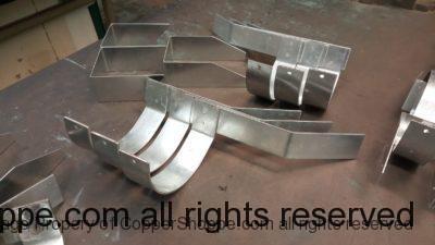 Custom Galvanized Steel HRU Gutter Brackets - The New CopperShoppe.com