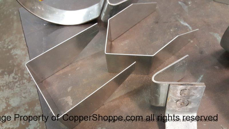 Custom Galvanized Steel HRU Gutter Brackets - The New CopperShoppe.com