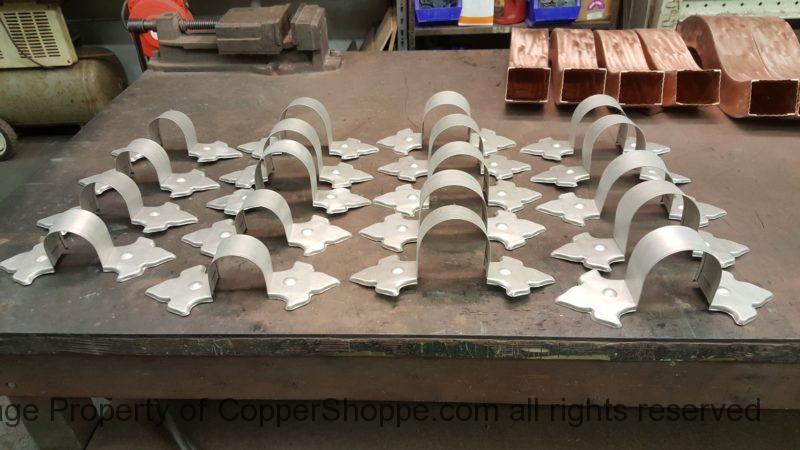 Fleur-de-Lis Freedom Gray Ornamental Copper Downspout Bands - The New ...