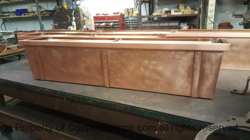 Custom Copper Planter Boxes - The New CopperShoppe.com