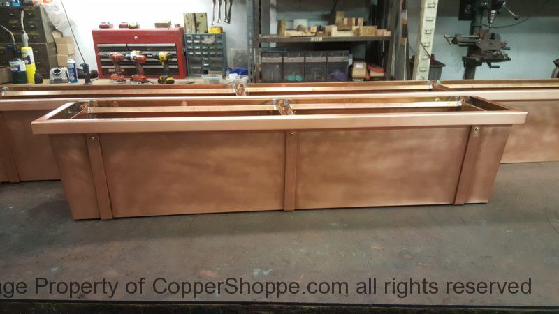 Custom Copper Planter Boxes - The New CopperShoppe.com