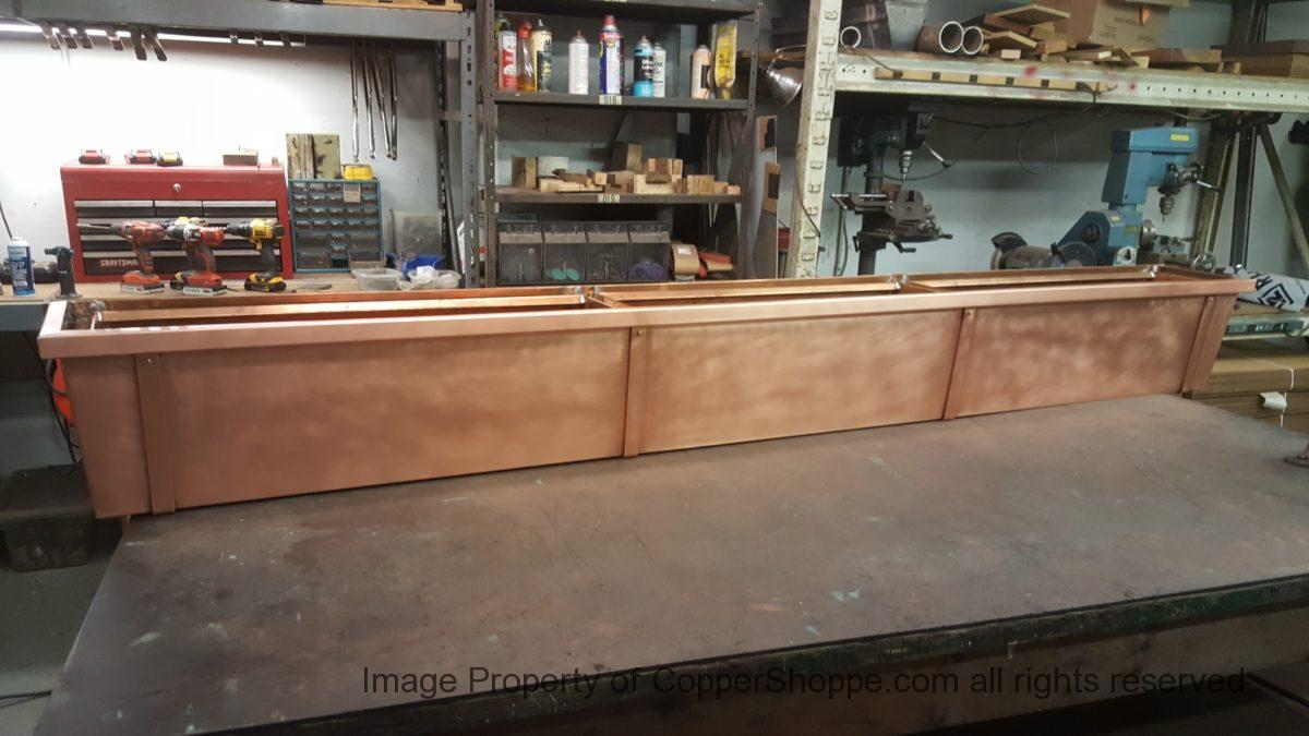 Custom Copper Planter Boxes - The New CopperShoppe.com