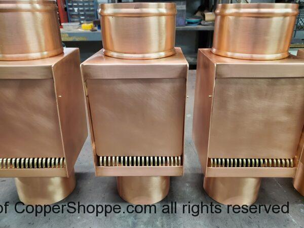 AutoClear I-COPPER series Copper Downspout Cleanouts Leaf and Debris ...