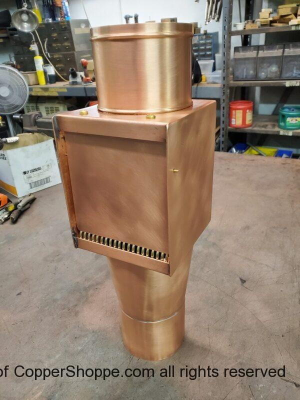 AutoClear HV High Water Volume Copper Downspout Leaf and Debris ...