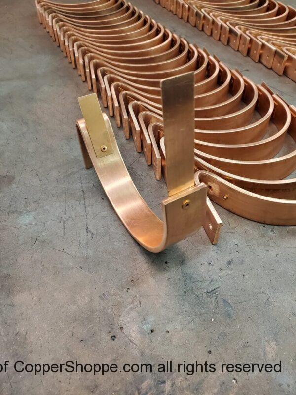 HRC Double Tab Copper Gutter Brackets - The New CopperShoppe.com