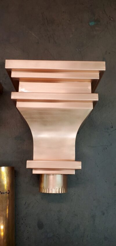 Old World 1 Copper Leader Heads Scupper Conductor Boxes - The New ...