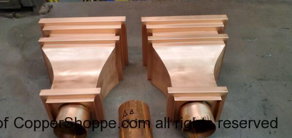 Old World 1 Copper Leader Heads Scupper Conductor Boxes - The New ...