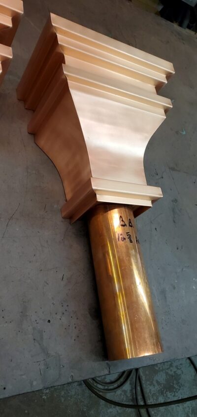 Old World 1 Copper Leader Heads Scupper Conductor Boxes - The New ...