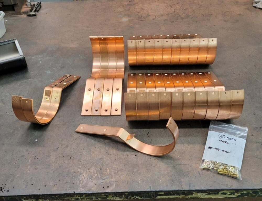 Custom SideRider Copper Gutter Brackets with Riser along with HRC ...