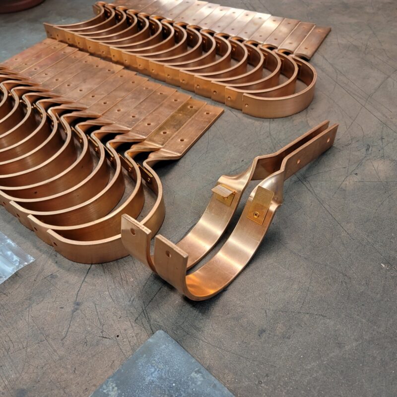 SideRider Copper Gutter Brackets Hangers for 5 inch Half Round Gutters ...