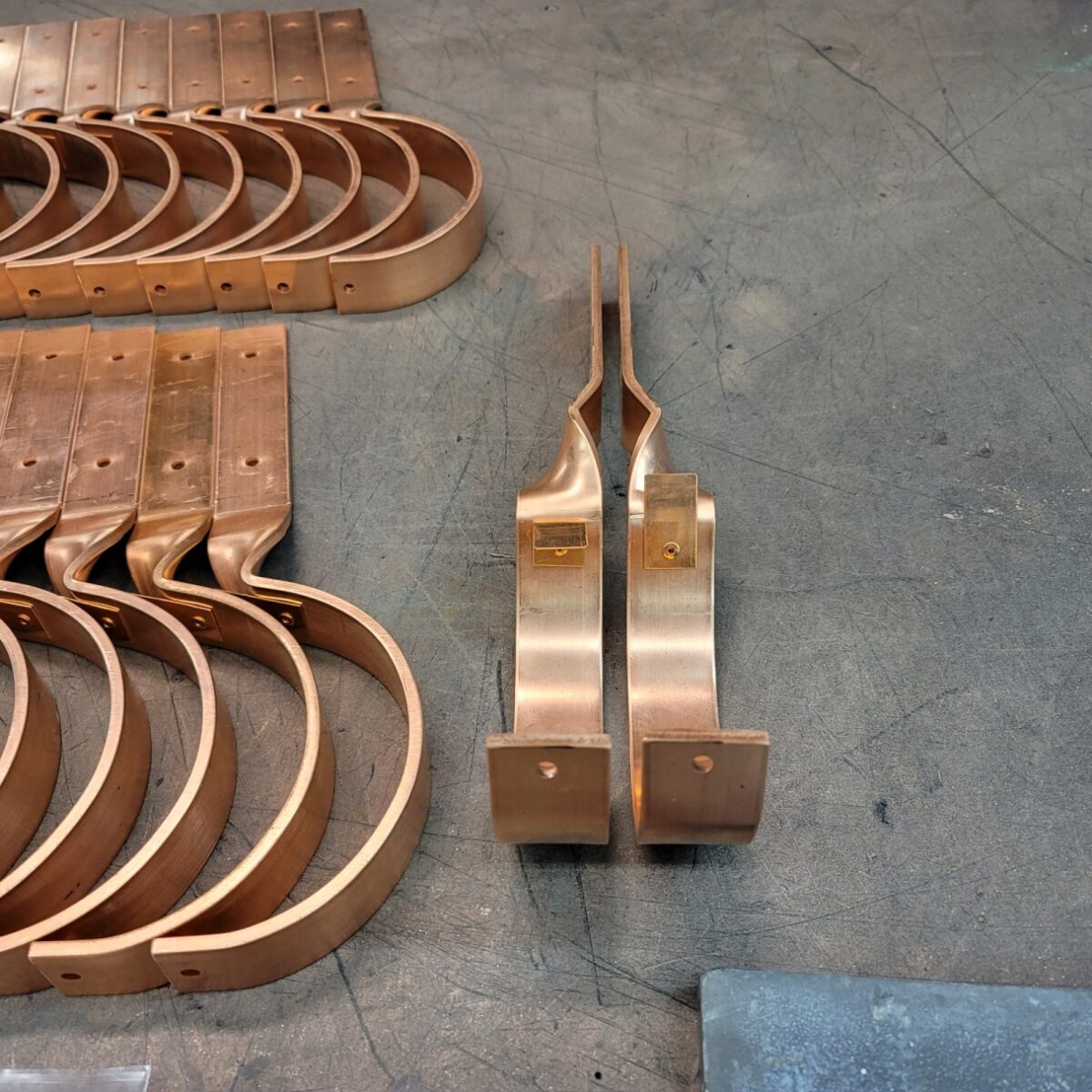 SideRider Copper Gutter Brackets Hangers for 5 inch Half Round Gutters ...