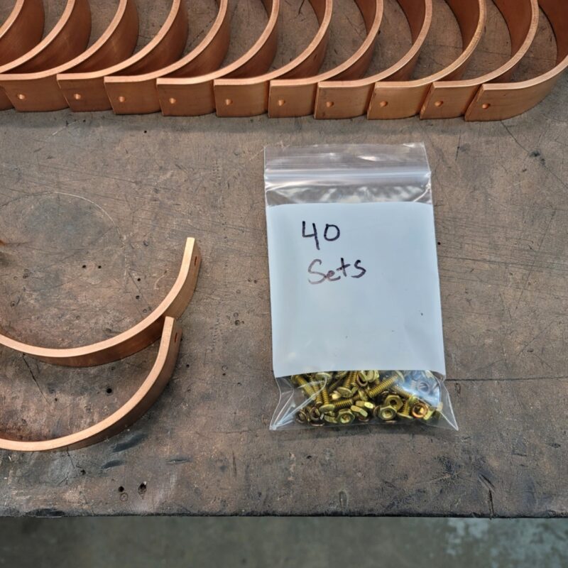 SideRider Copper Gutter Brackets Hangers for 5 inch Half Round Gutters ...