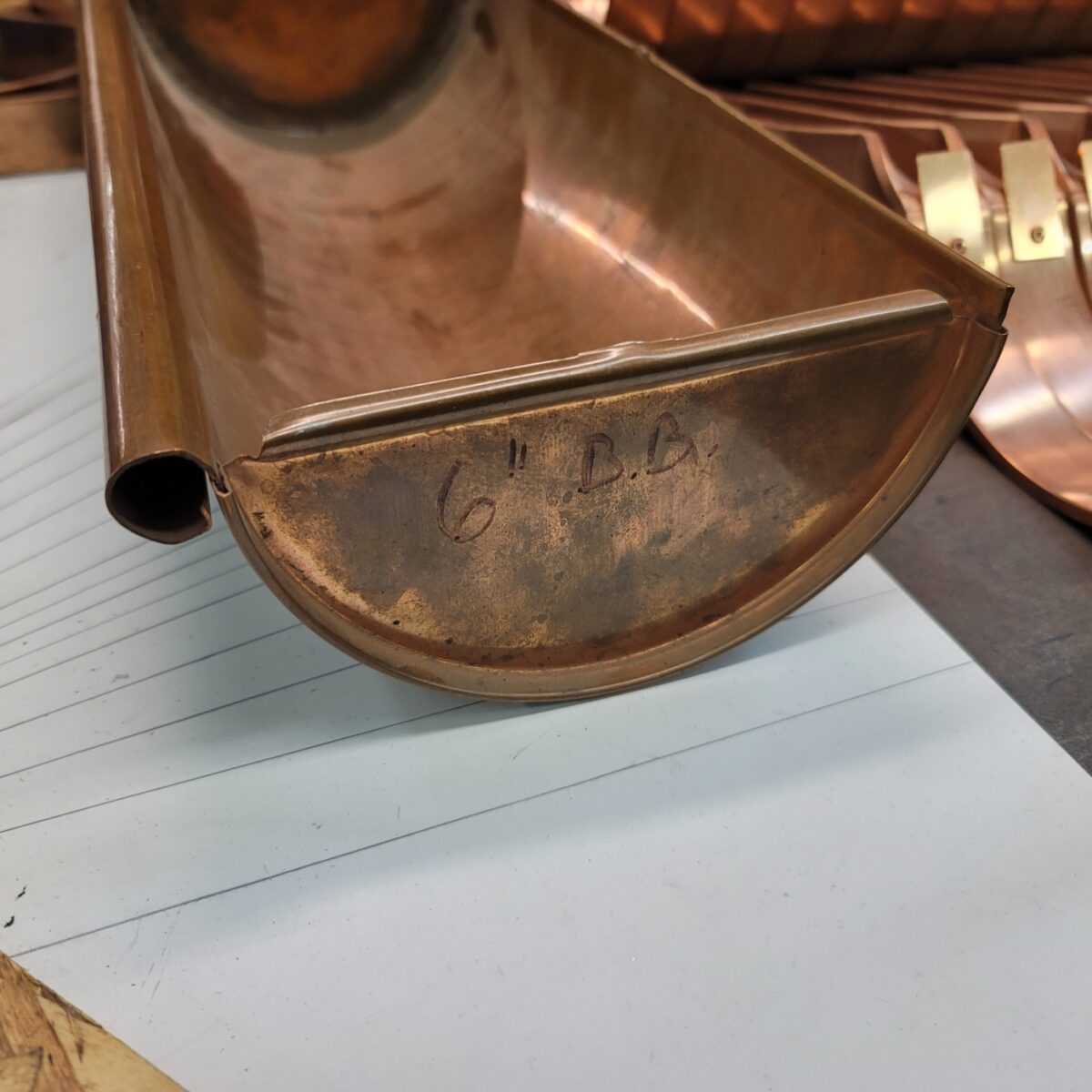 SiderRider Copper Gutter Brackets for 6" Half Round Gutters - The New ...