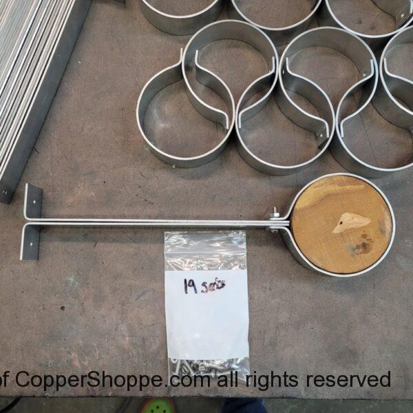 Knoke Galvanized Downspout Brackets for Custom Size Downspouts - The ...