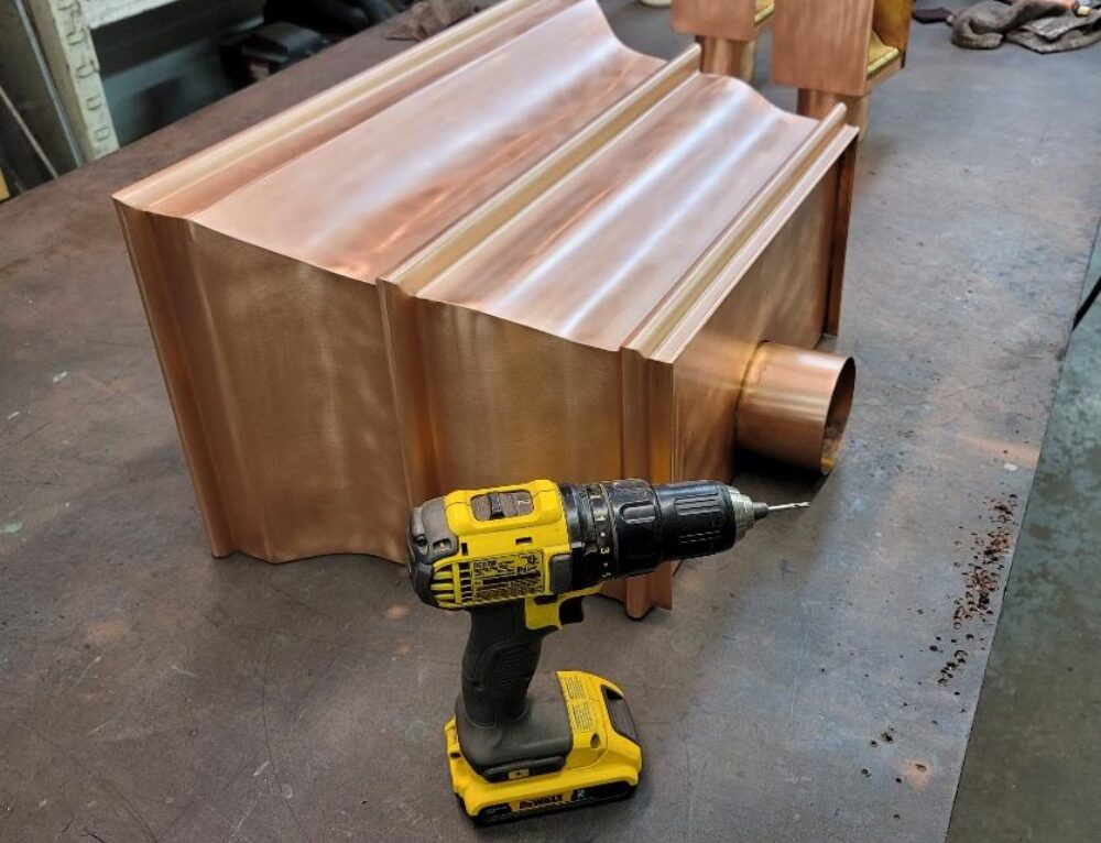 Milner Copper Leader Heads Scupper Boxes - The New CopperShoppe.com