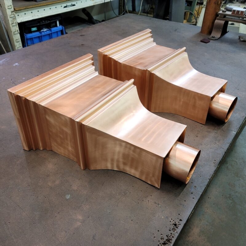 Milner Copper Leader Heads Scupper Boxes - The New CopperShoppe.com