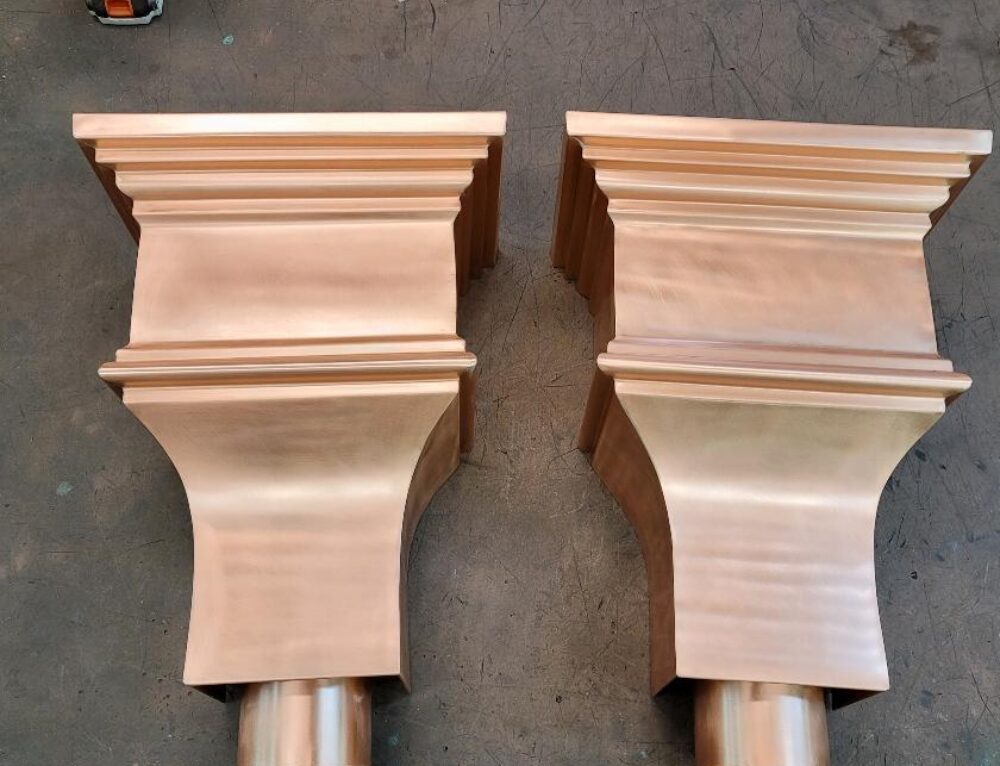 10 more Large Old World 5 Copper Leader Heads Collector Scupper Boxes ...