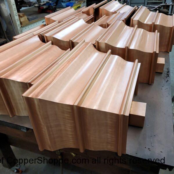 10 more Large Old World 5 Copper Leader Heads Collector Scupper Boxes ...