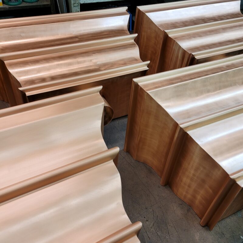 Large Old World 5 Copper Leader Heads Collector Scupper Boxes - The New ...