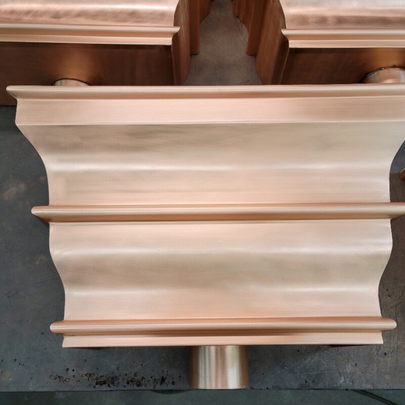 Large Old World 5 Copper Leader Heads Collector Scupper Boxes - The New ...