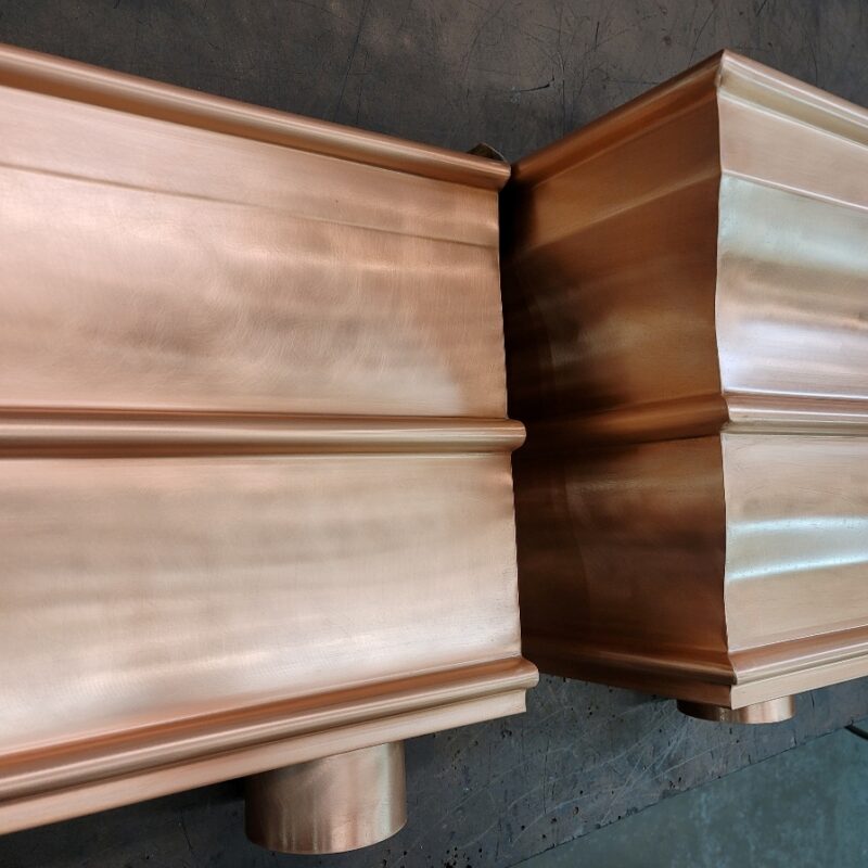 Large Old World 5 Copper Leader Heads Collector Scupper Boxes - The New ...