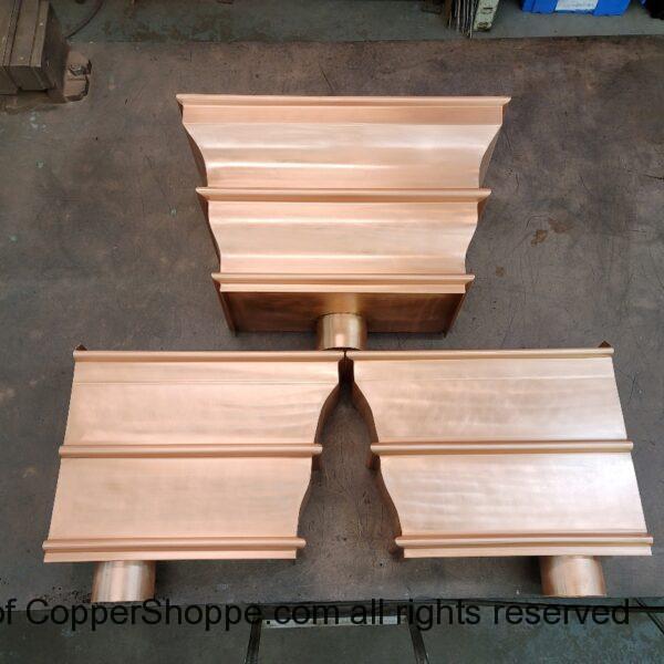 Large Old World 5 Copper Leader Heads Collector Scupper Boxes - The New ...